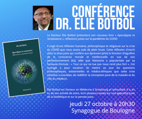Conférence du Dr Elie Botbol : « Apocalypse et renaissance », jeudi 27 ...